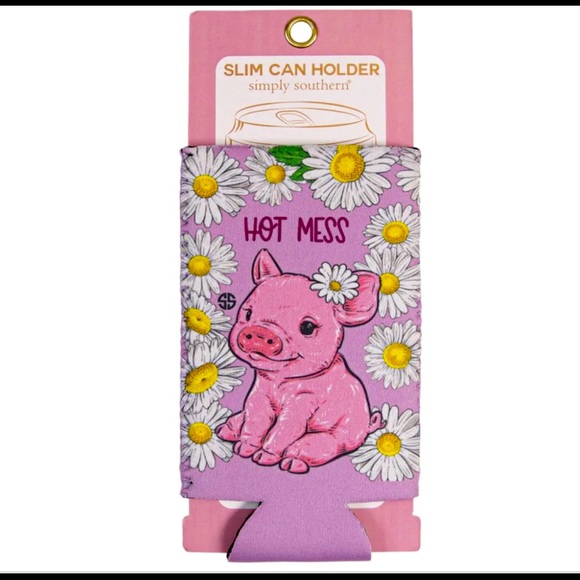 Simply Southern | Dining | Nwt Super Cute Hot Mess Simply Southern Pig ...